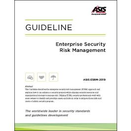 Enterprise Security Risk Management Guideline (ASIS ESRM-2019) - eBook