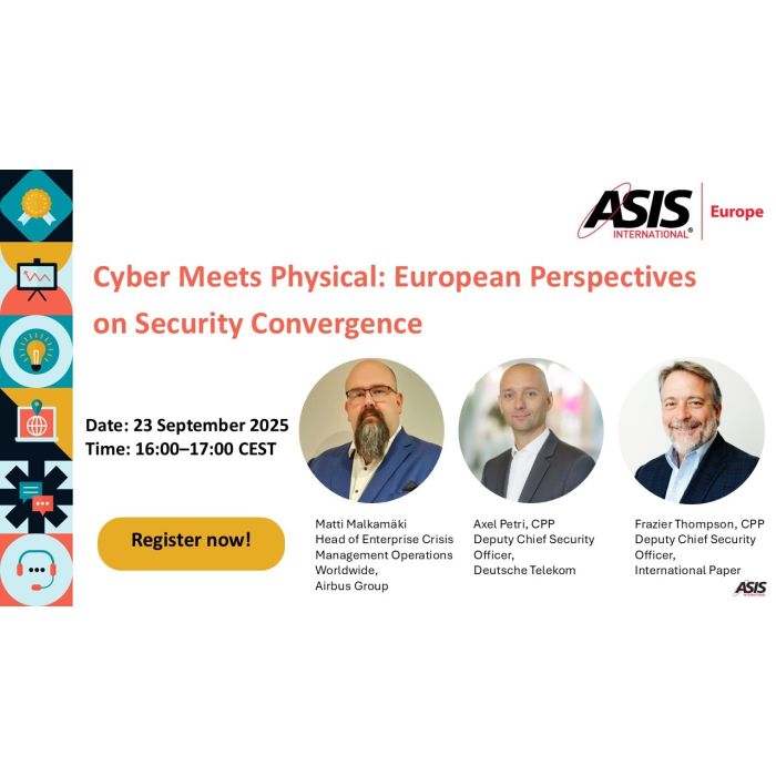 Cyber Meets Physical: European Perspectives on Security Convergence